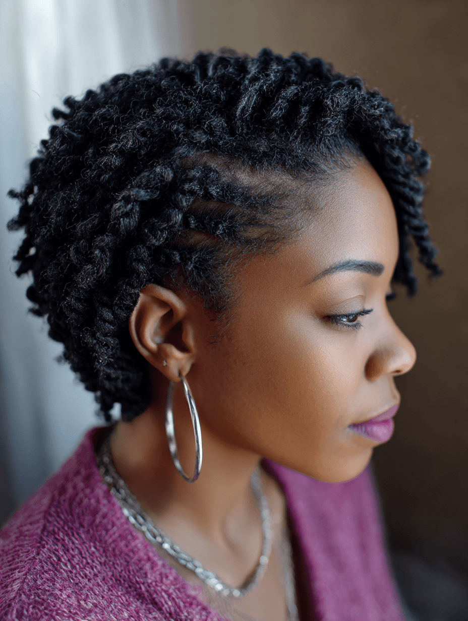 How to Do Two-Strand Twists on Natural Hair - Fits by Dee